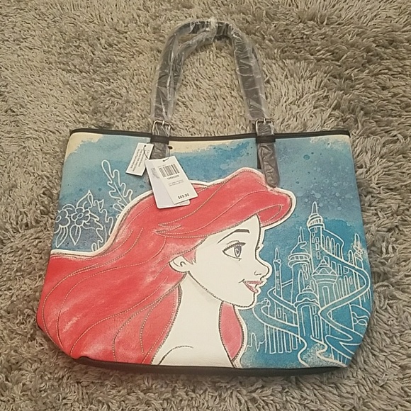 Loungefly | Bags | Nwt Ariel Little Mermaid Profile Tote Disney | Poshmark